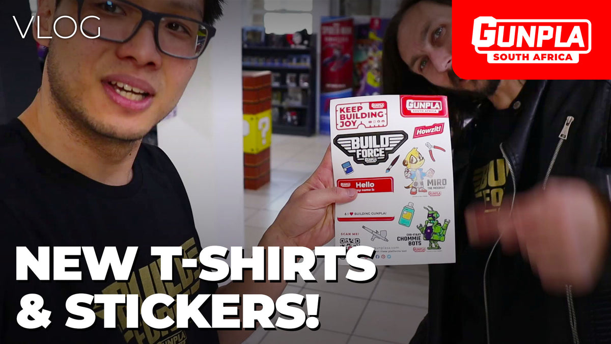 New Exciting T-Shirts & Stickers! — GUNPLA SA