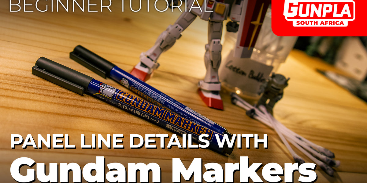 Use Gundam Markers to bring out panel line details in your GUNPLA! [Be ...