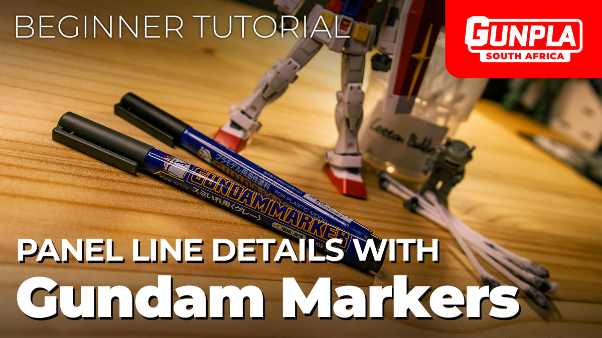 Use Gundam Markers to bring out panel line details in your GUNPLA! [Be ...