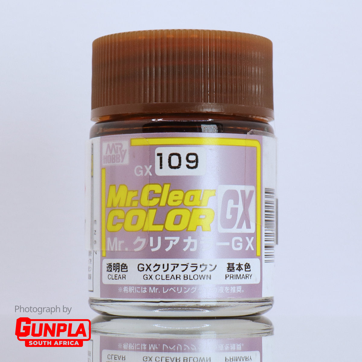 Mr. CLEAR COLOR GX109 GX Clear Brown 18ml — GUNPLA SA