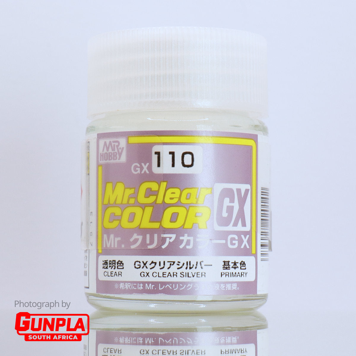 Mr. CLEAR COLOR GX110 GX Clear Silver 18ml — Gunpla SA