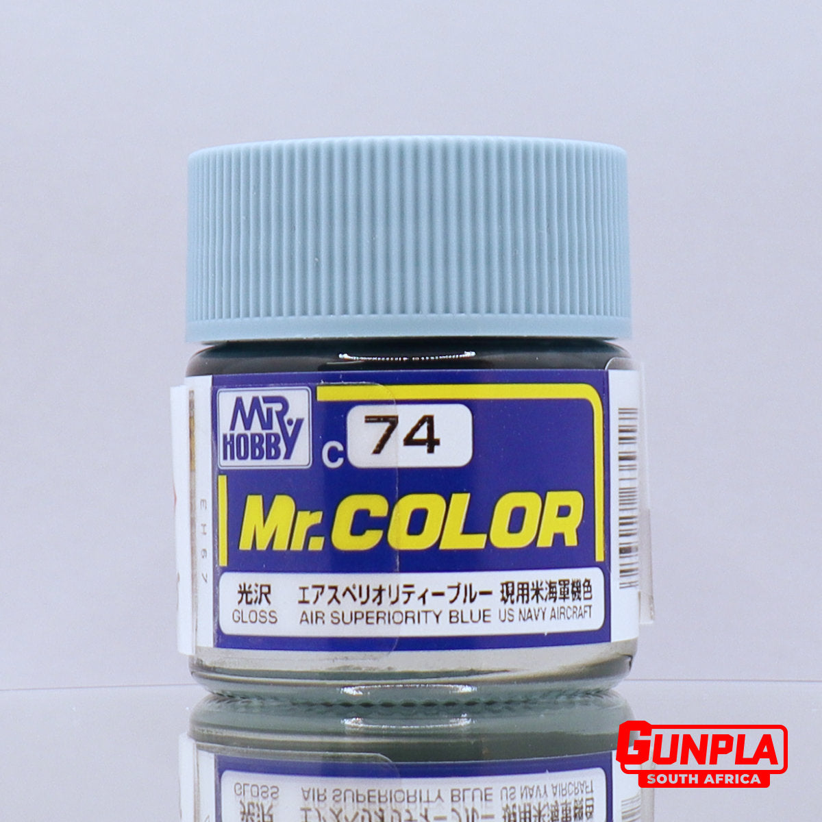 Mr. COLOR C074 Gloss Air Superiority Blue 10ml — GUNPLA SA