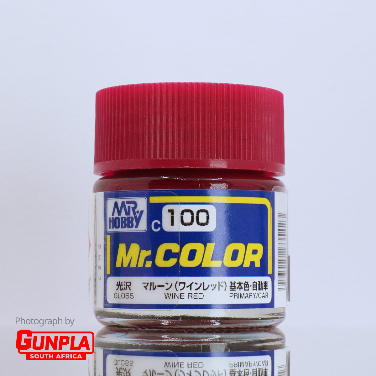 Mr. COLOR C100 Gloss Wine Red 10ml — GUNPLA SA