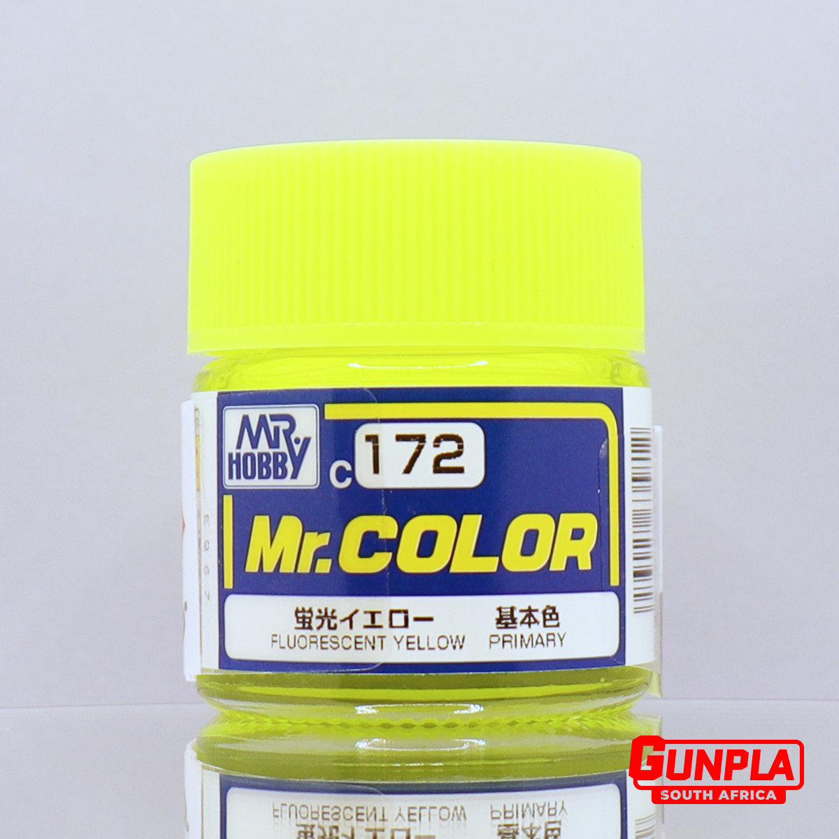 Mr. COLOR C172 Semi-Gloss Fluorescent Yellow 10ml — GUNPLA SA