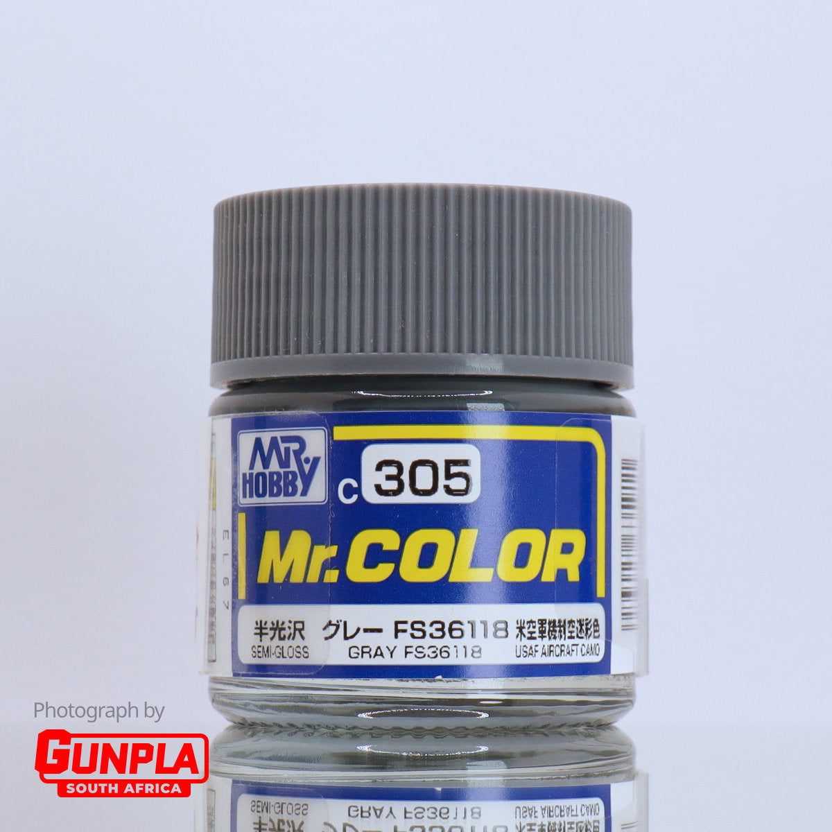 Mr. COLOR C305 Semi-Gloss Gray FS36118 10ml — GUNPLA SA