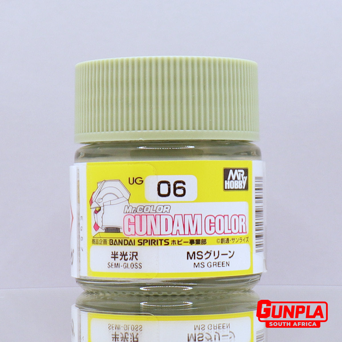 Mr. COLOR GUNDAM COLOR UG06 Semi-Gloss MS Green 10ml — GUNPLA SA