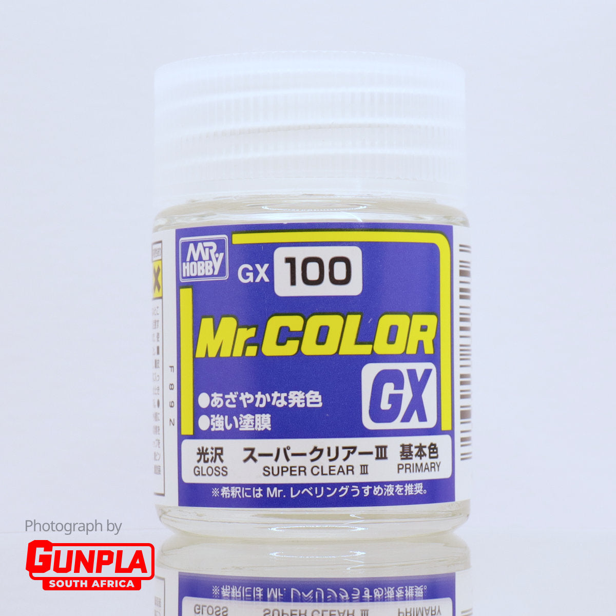 Mr. COLOR GX100 Super Clear III 18ml — GUNPLA SA