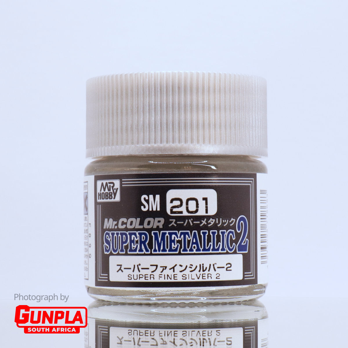 Mr. COLOR SUPER METALLIC 2 SM201 Super Fine Silver 2 10ml — GUNPLA SA