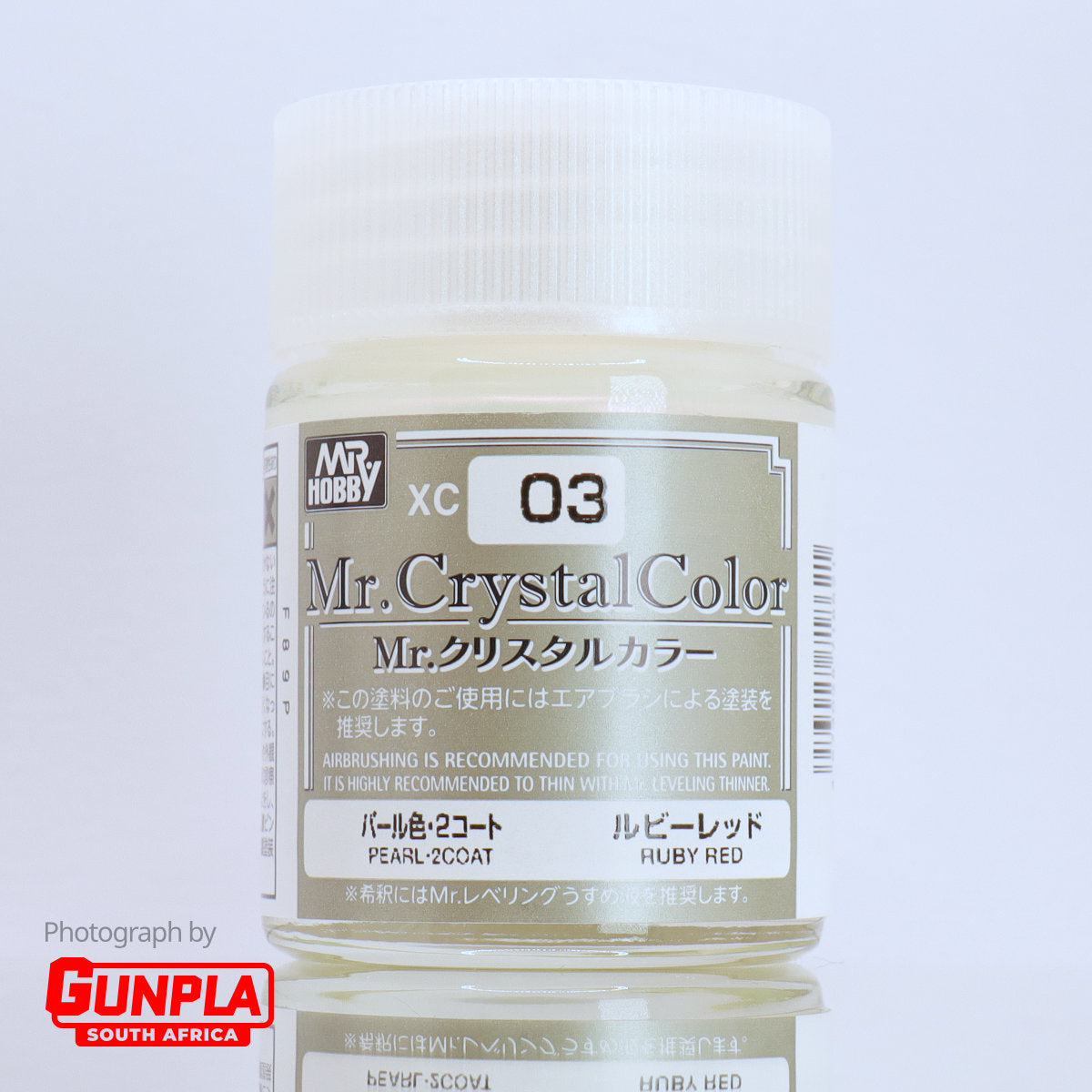 Mr. CRYSTAL COLOR XC03 Ruby Red 18ml — Gunpla SA