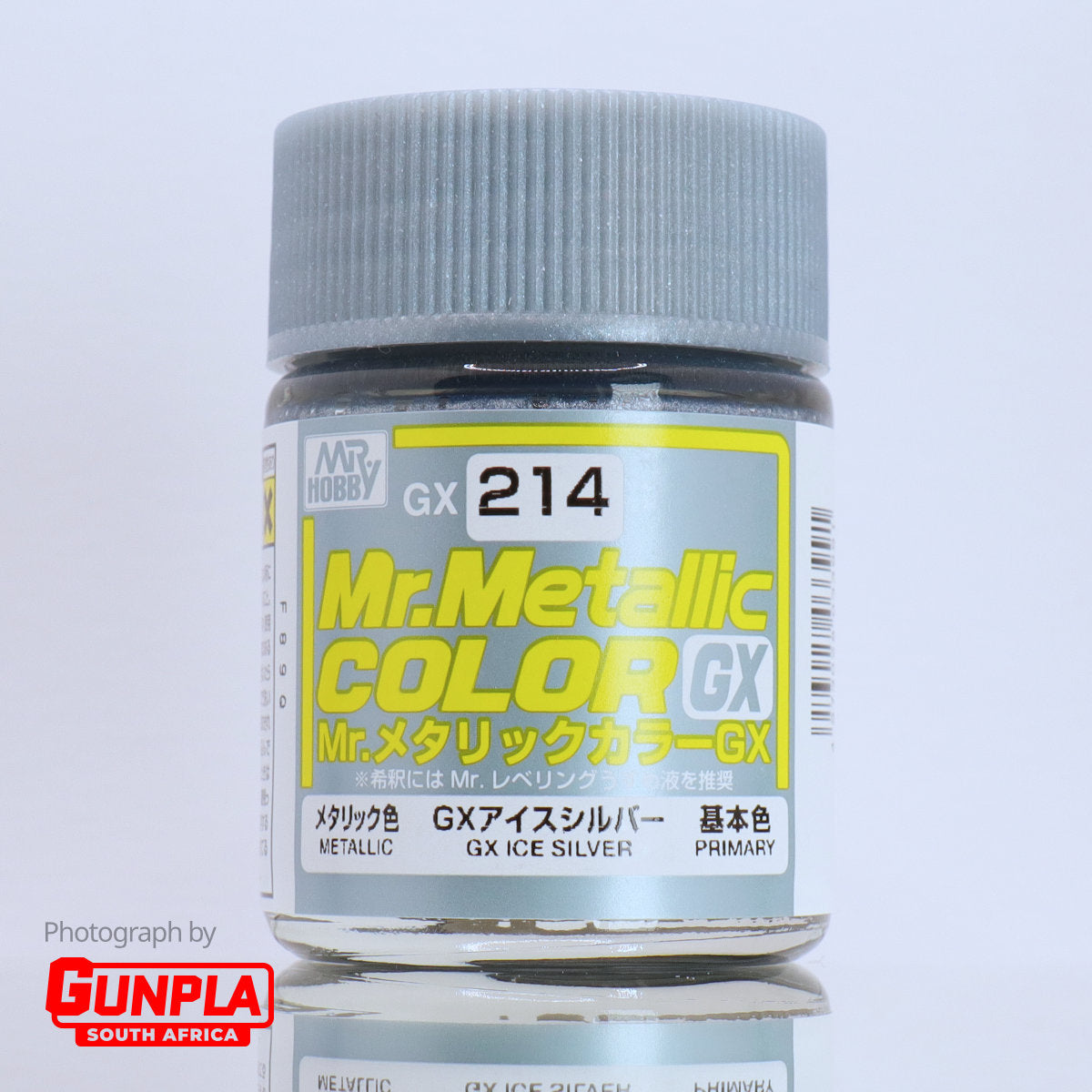 Mr. METALLIC COLOR GX214 GX Ice Silver 18ml — Gunpla SA