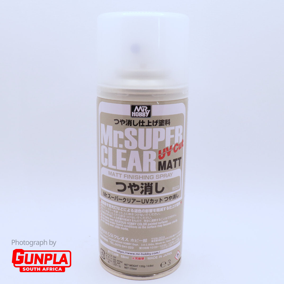 Mr. SUPER CLEAR UV Cut Matt 170ml — GUNPLA SA